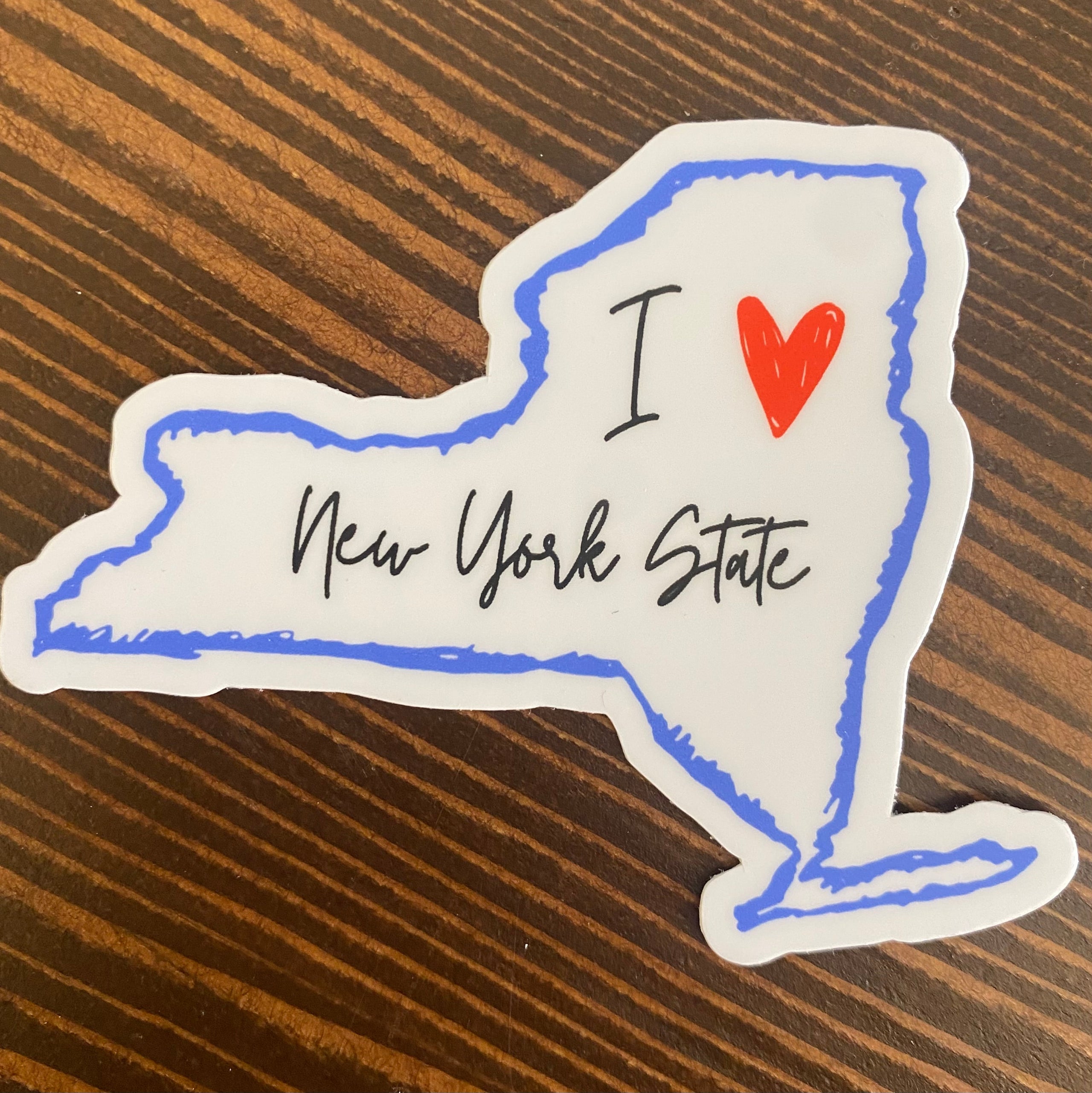 Window Cling - I ️ NY State | The Schenectady Trading Company
